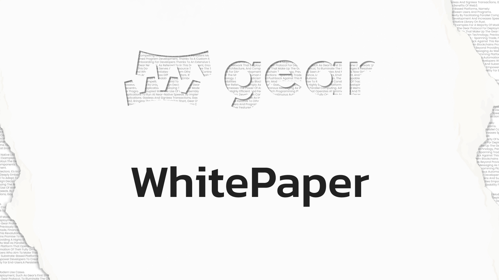 Gear Whitepaper